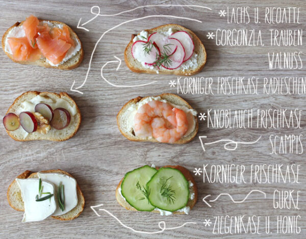 Rezeptideen: Party Canapees | was eigenes Blog