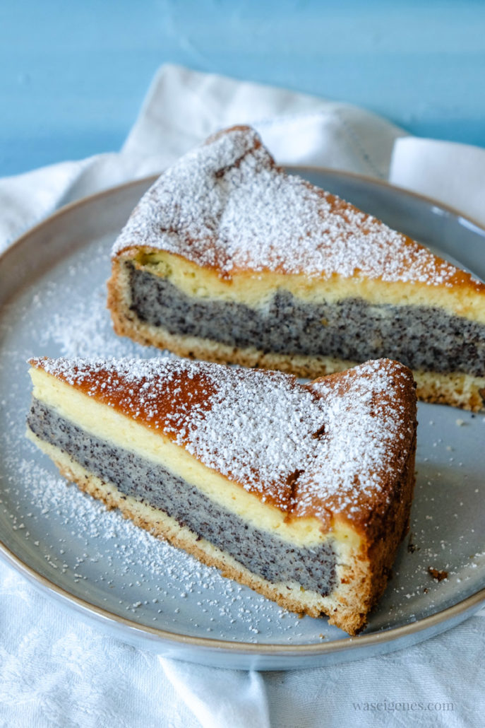 Mohnkuchen mit Puddingschicht Rezept | was eigenes