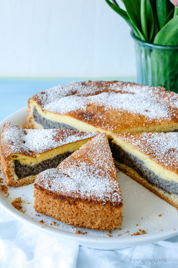 Mohnkuchen mit Puddingschicht Rezept | was eigenes