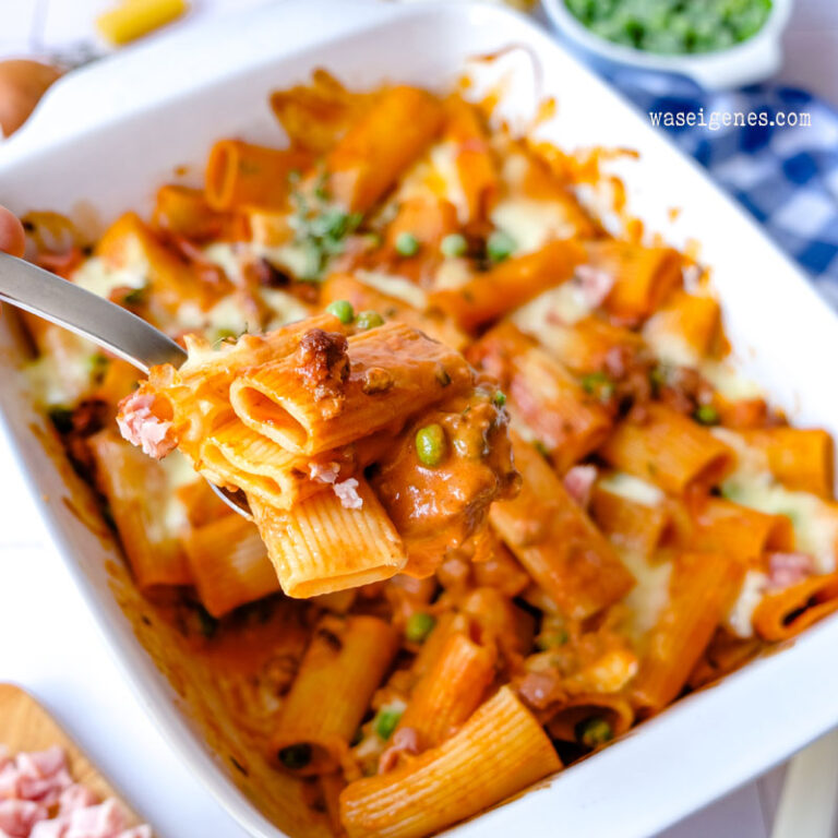 Rezept: Rigatoni al forno - wie beim Italiener | waseigenes.com