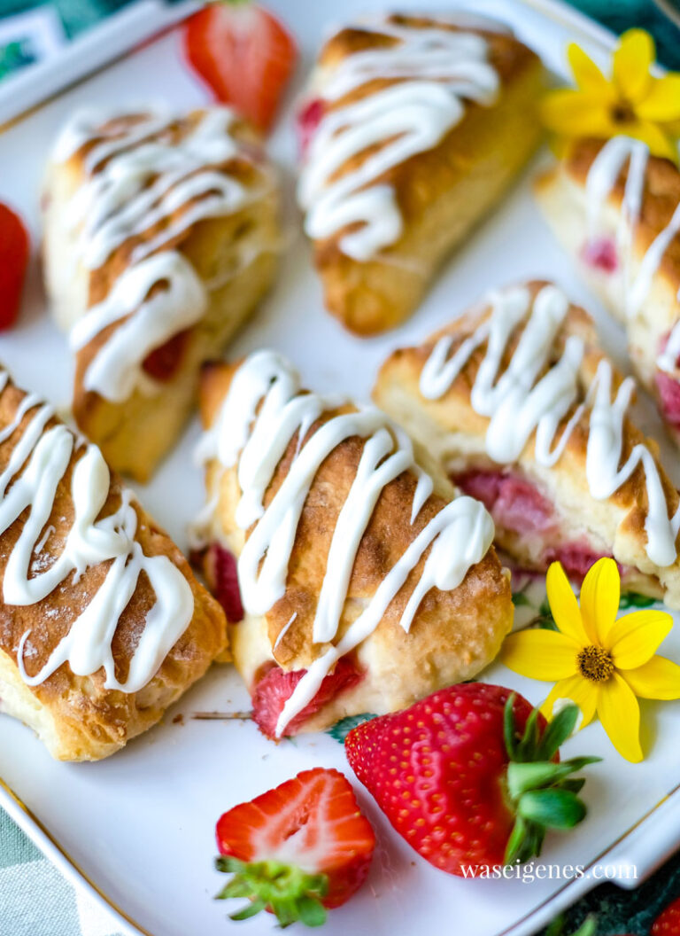 Erdbeer-Scones Rezept – einfach, schnell & herrlich fruchtig