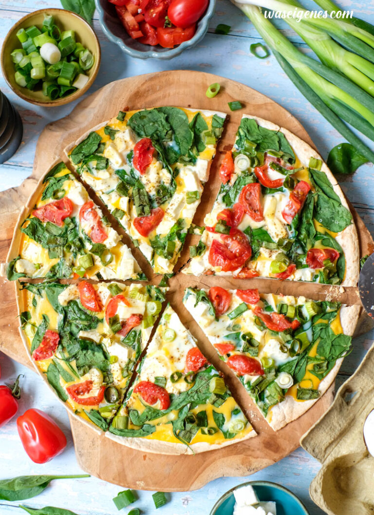 Was Kommt Auf Eine Spinat Pizza