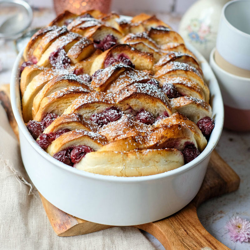 Omas Milchreisauflauf mit Äpfeln & Rosinen – himmlisch cremig